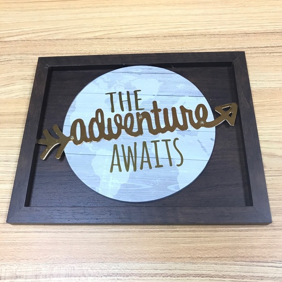 Wall Decor | The Adventure Awaits Wall Decor | Poshmark
